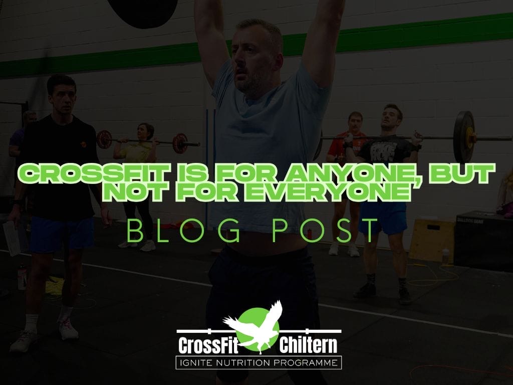 CrossFit is for Anyone, but not for Everyone: The Mental Game of ...